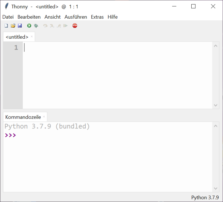 Python IDE „Thonny“ – Web-Reporter 2025